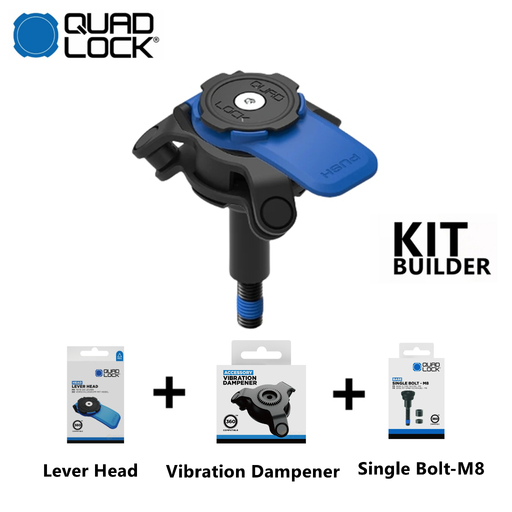 kit builder Quad Lock 360 Base - Single Bolt - M8 with vibration ...