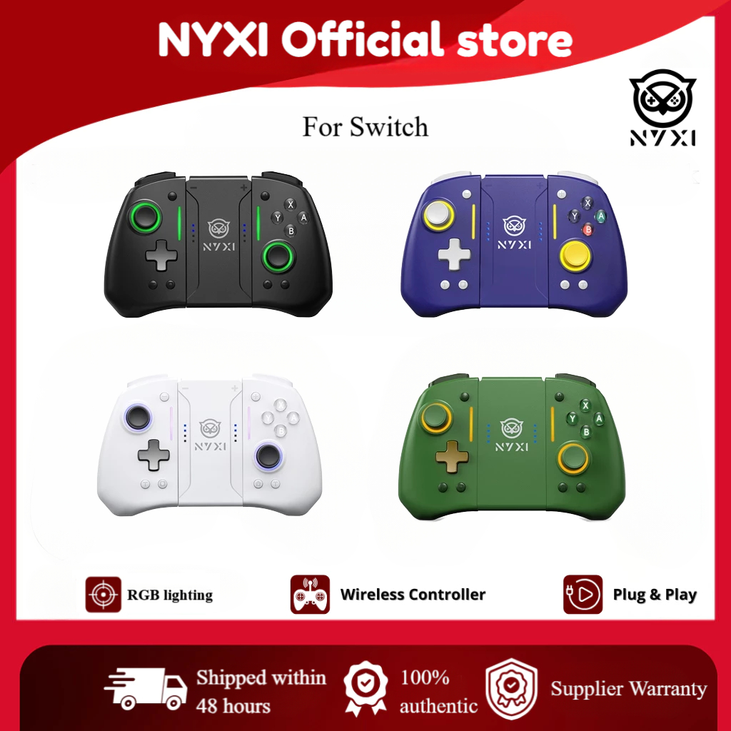 [BEST SELLER] NYXI Hyperion Pro Game Controller Wireless Hall Joystick Bluetooth Gamepad Joycon ...