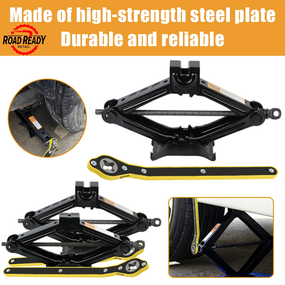1/1.5/2 Ton Jack Car Heavy Duty Scissor Jack Garage Jack Kereta with ...