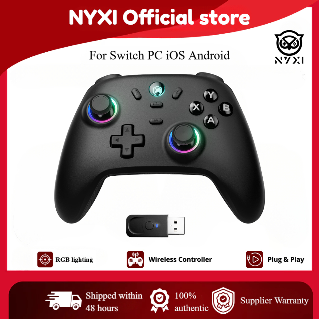 [BEST SELLER] NYXI Wireless PC Gaming Controller - Hall Effect Joystick ...