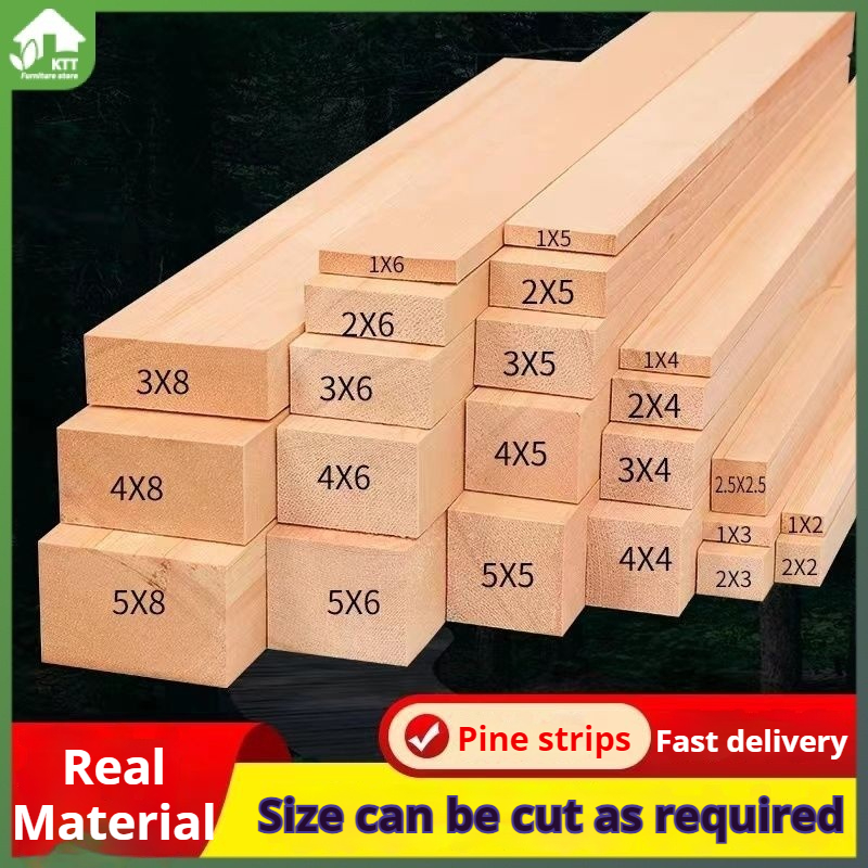 Customised Wooden Plank Pine Strip Solid Wood Material Wooden Strip ...