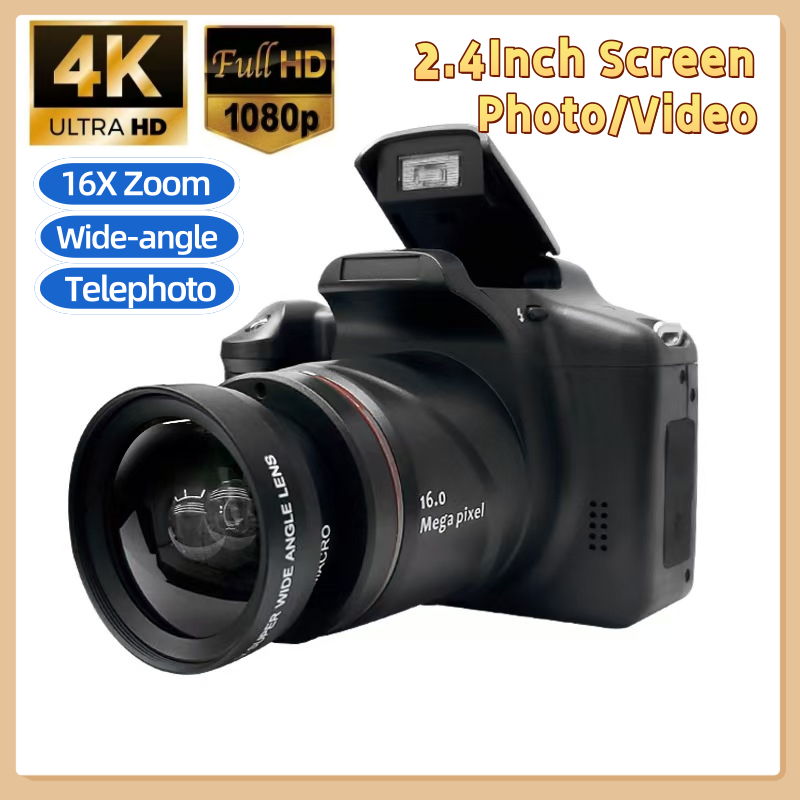 HD 16MP Digital SLR Camera with 1080P Video, 16X Digital Zoom ...