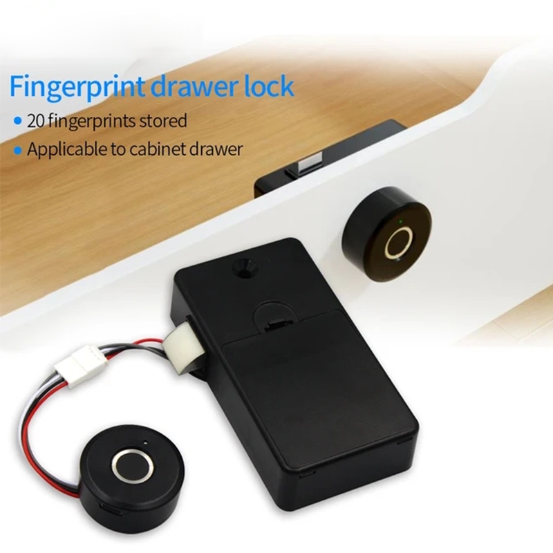 Intelligent Biometric Fingerprint Electric Drawer Lock Privacy ...