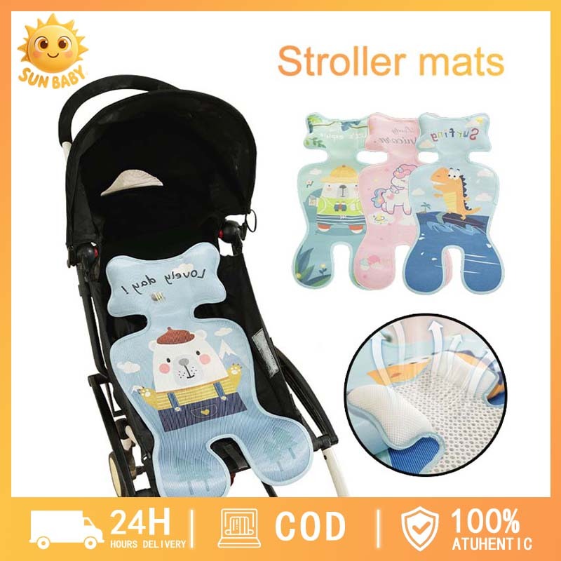 Baby Stroller Cooling Breathable Seat Cushion Car Seat Eating Chair ...
