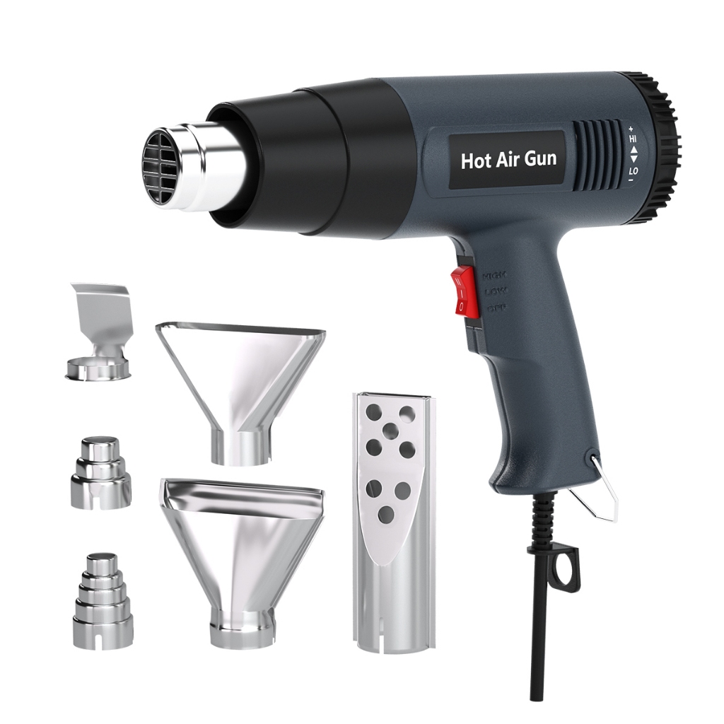 Hot Air Gun 2000W Heat Gun Blower Shrink Gun Dual Temperature Control ...