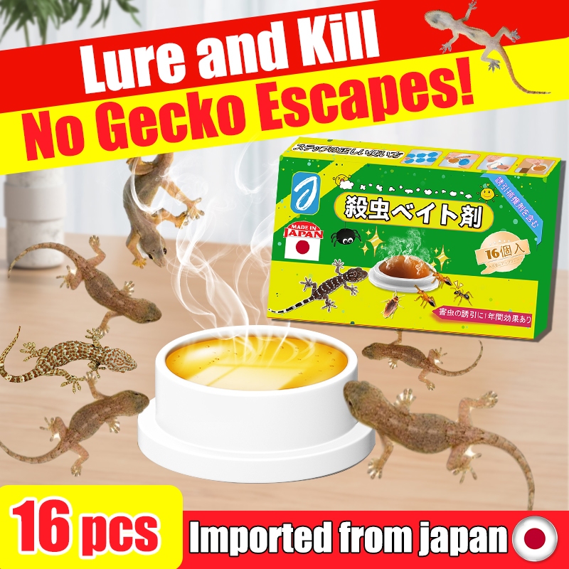 【Dual Function: Kill & Prevent】racun cicak paling berkesan 16 Pcs/Box Lizard killer bait ubat ...
