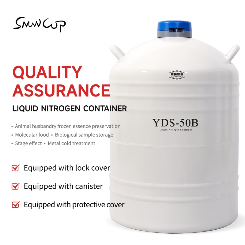 SNOWCOP 50L Large Liquid Nitrogen Flask Cell Storage Tank Laboratory ...