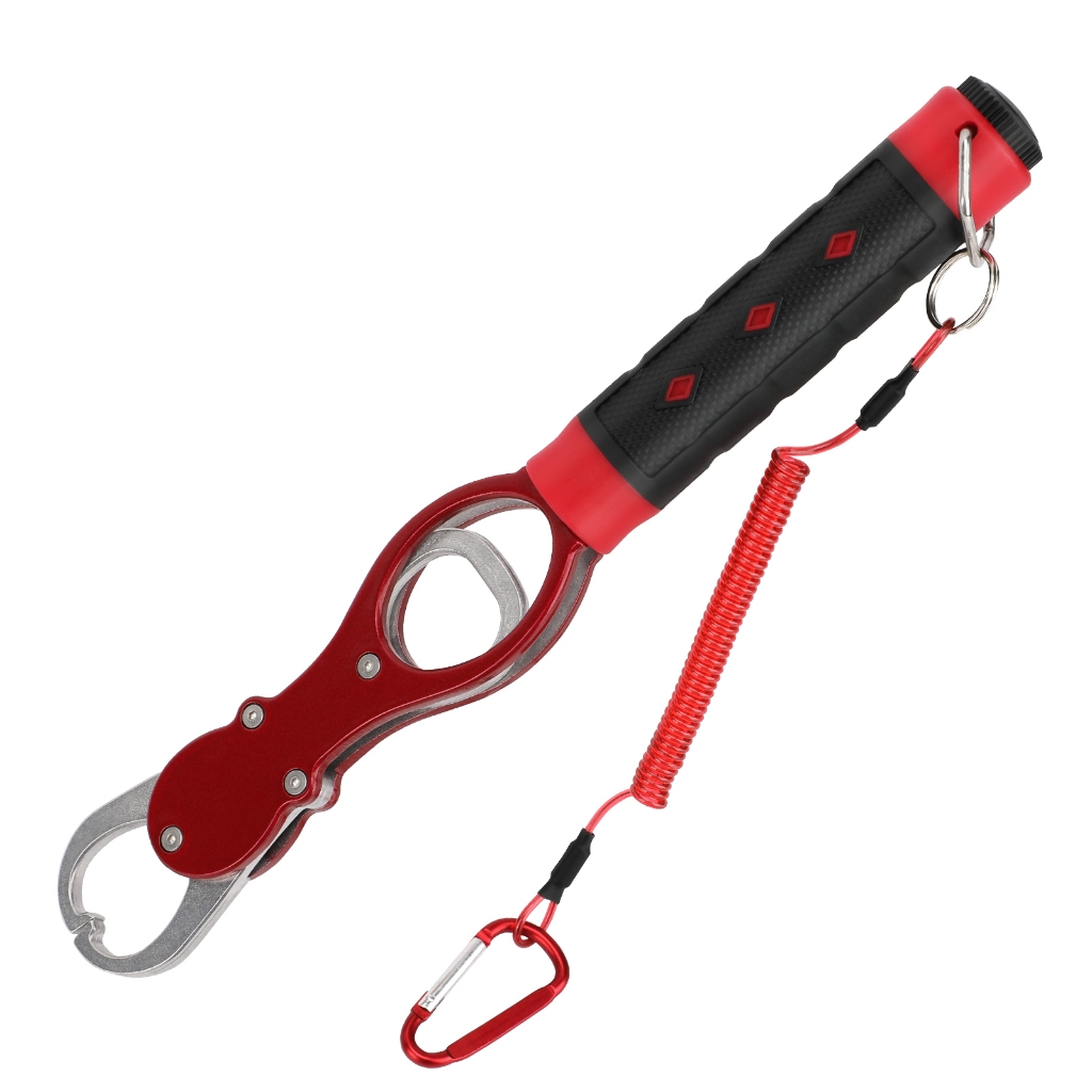 SANLIKE Lightweight Aluminum Alloy Fishing Gripper with Scale Maximum ...