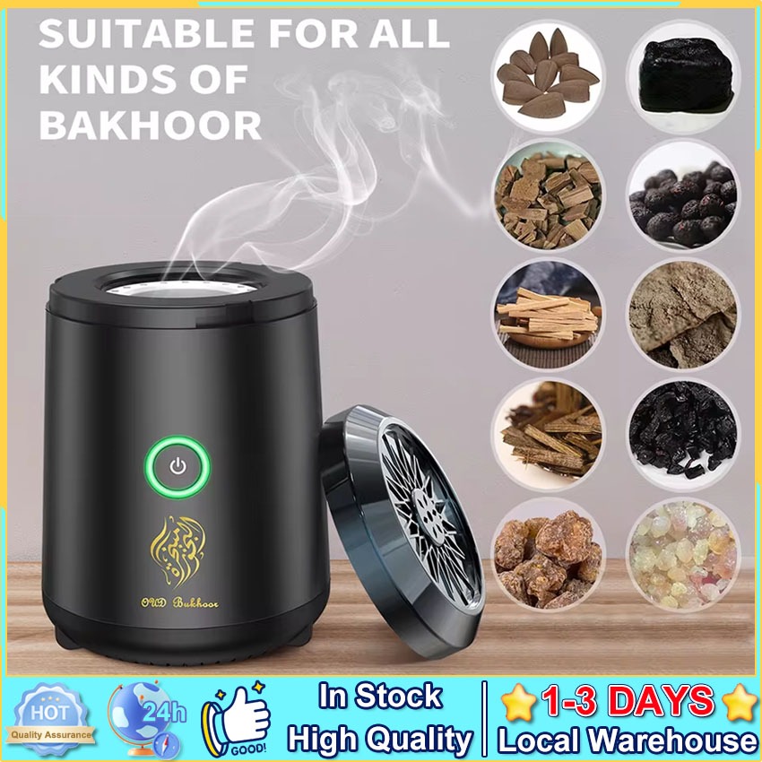 2Days⭐Local Warehouse⭐ Mini Muslim Portable Electric Incense Burner ...