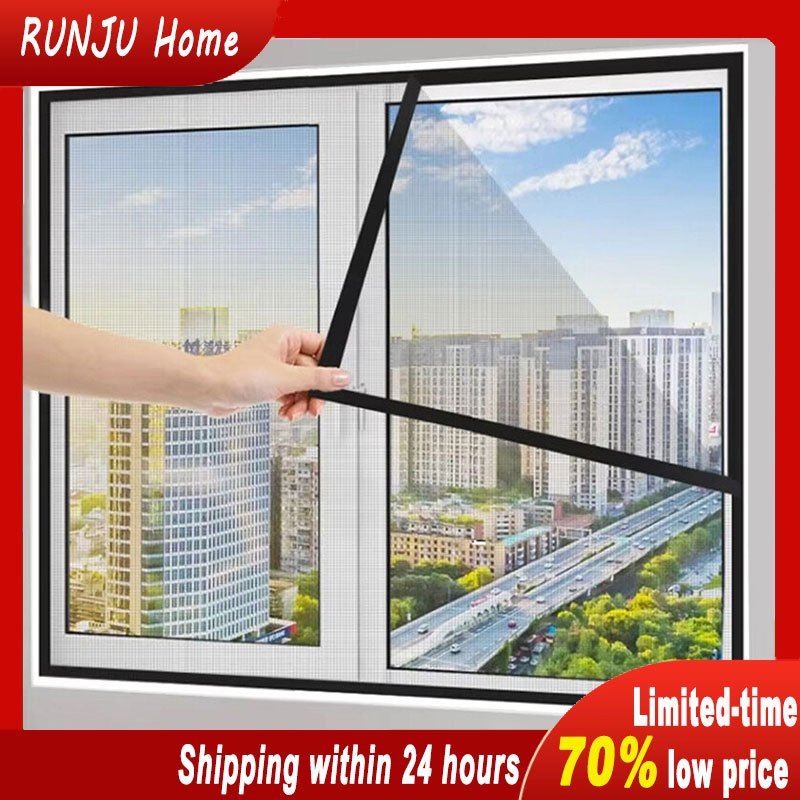 magnetic net window frame Magnetic Mosquito Net For Window Netting ...