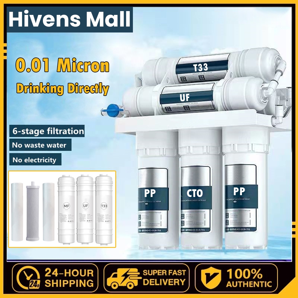 7 Inch Drinking Water Purifier Kit Mini Water Filter Indoor Under Sink ...