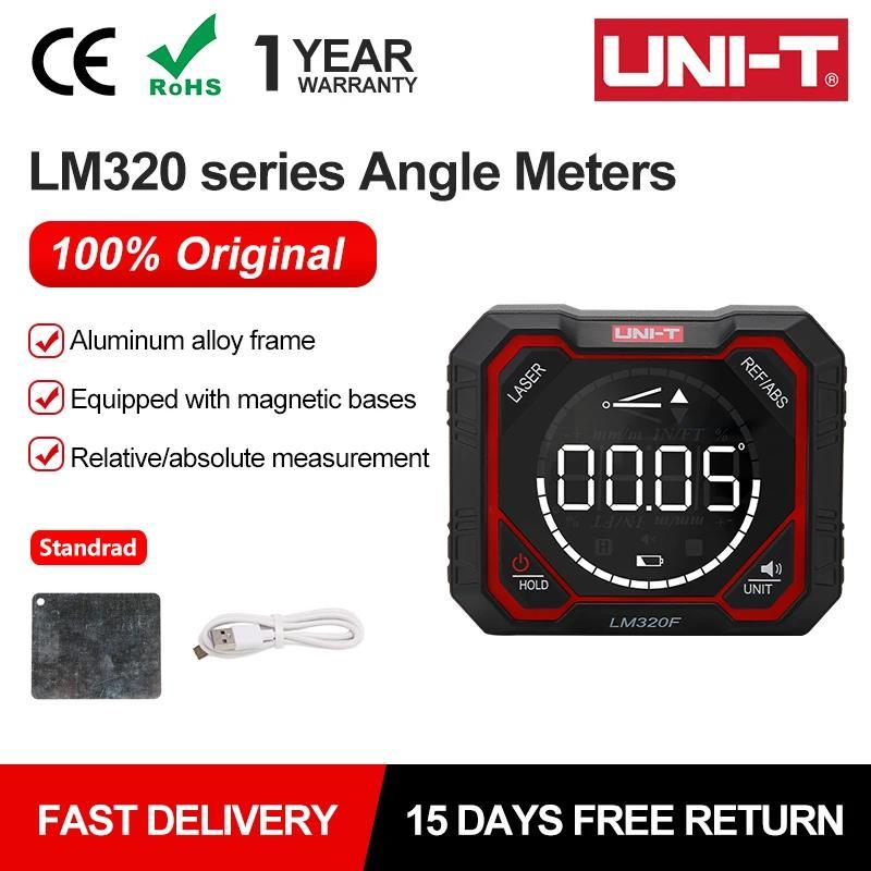 UNI-T Digital Inclinometer Magnetic LM320D LM320E LM320F Laser Angle ...