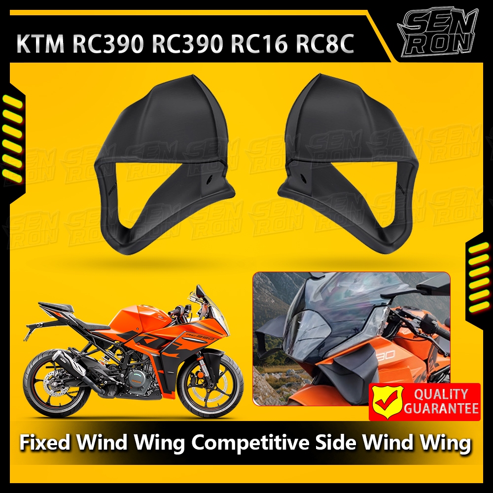 Motorcycle Fairing Fixed Wind Wing For KTM RC390 2022-2025 Modified ...