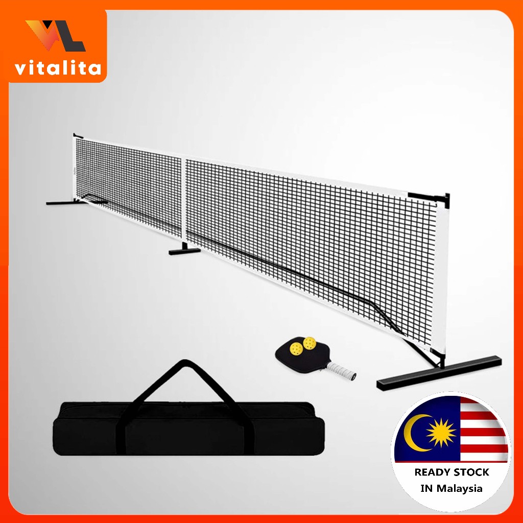 Portable Pickleball Net Set with Stand 22ft, High Tenacity Tennis ...