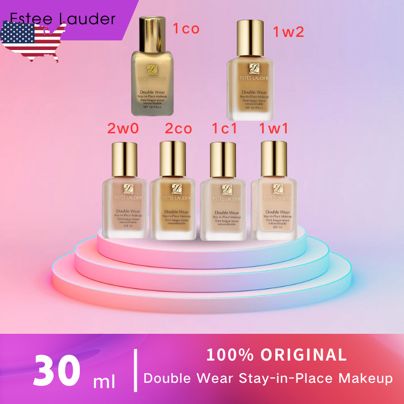 Estee Lauder Double Wear Stay-in-Place Makeup , waterproof formula（#2W0/#2C0/#1C0/#1C1/#1W2/#1W1 ...