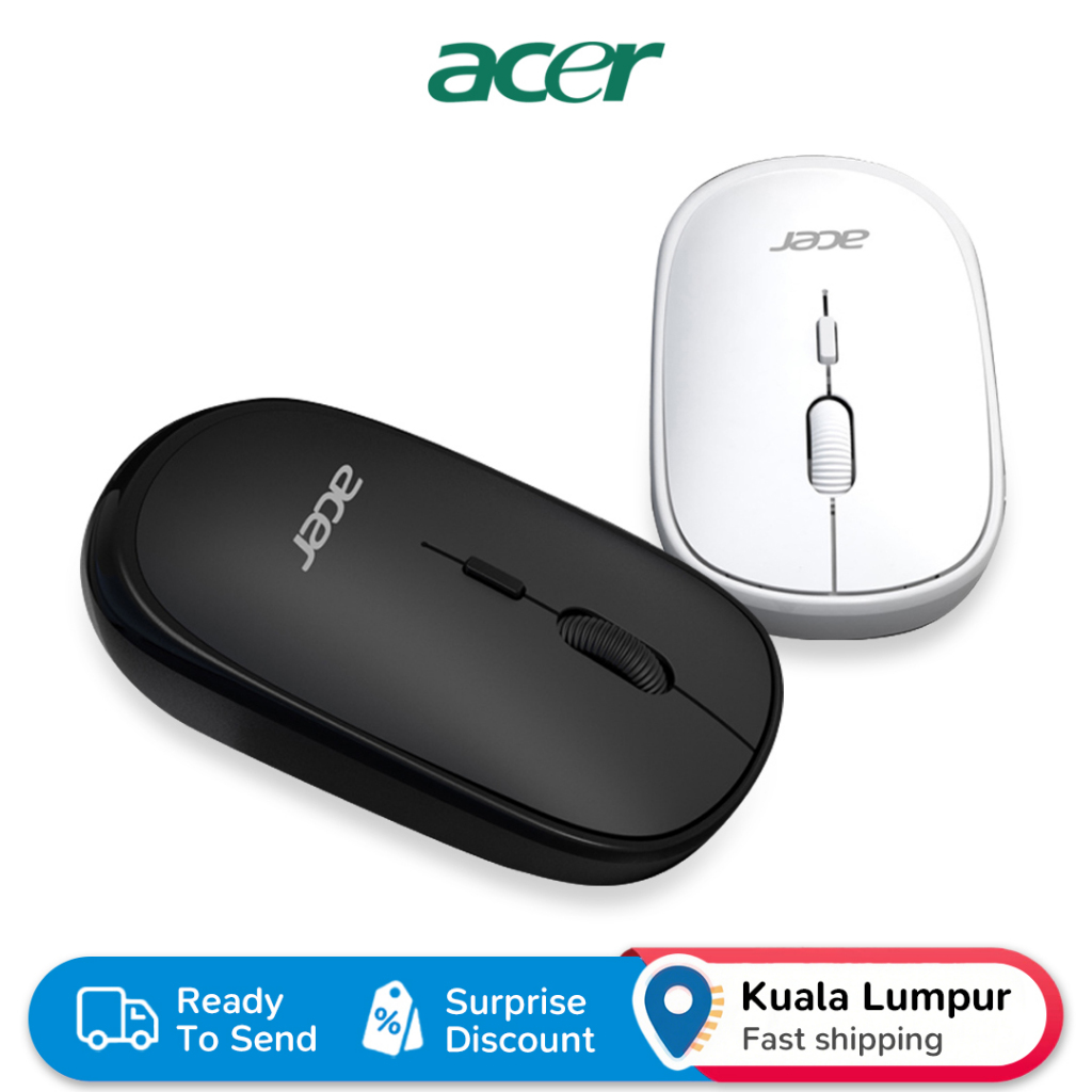 Acer wireless mouse OMR930 wireless light tone fashion office mouse ...