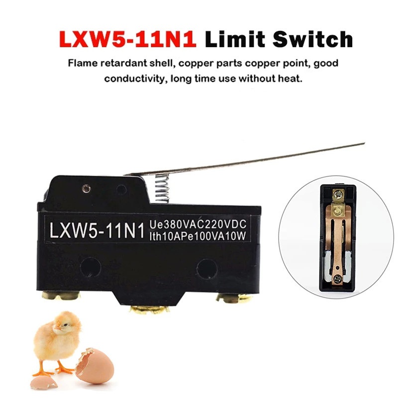 Micro Limit Switch 3pin 5A 125VAC LXW5-11N1 | Shopee Malaysia