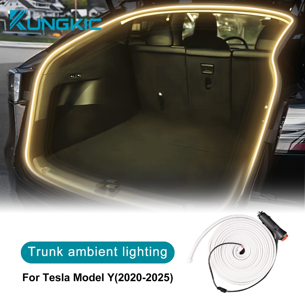 For Tesla Model Y Juniper 2020-2025 Car LED Light Strip Flexible Rear ...