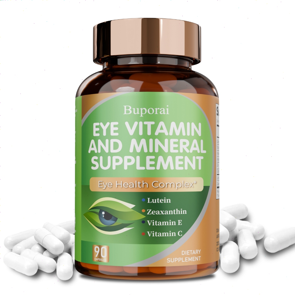 Eye Vitamins - Formula Nutrients with Lutein, Supplement for Dry Eyes ...