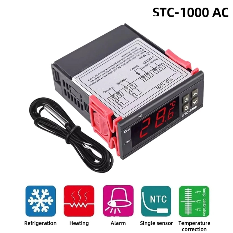 220V Digital STC-1000 Temperature Controller thermostat Egg Incubator ...