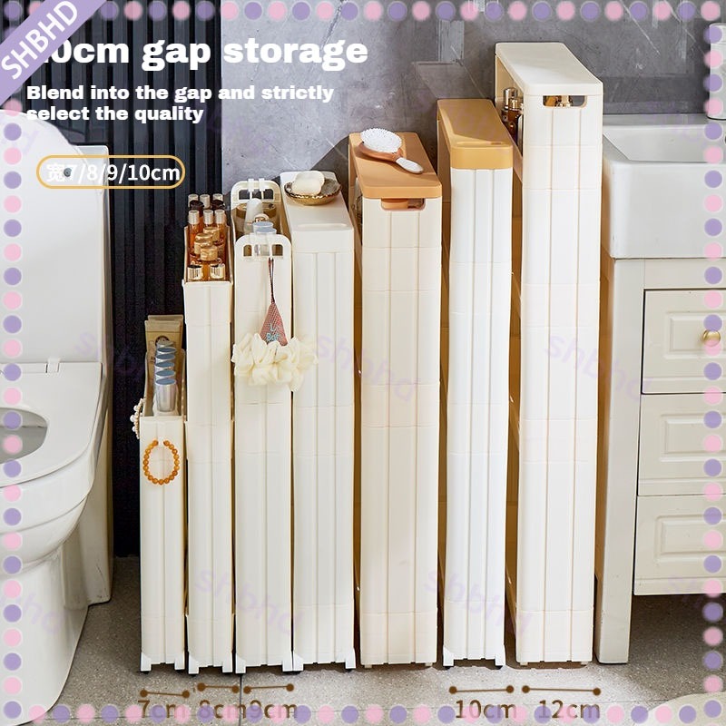 8/9 /10cm Ultra-Narrow Gap Storage Trolley Bathroom Mini Storage Rack ...