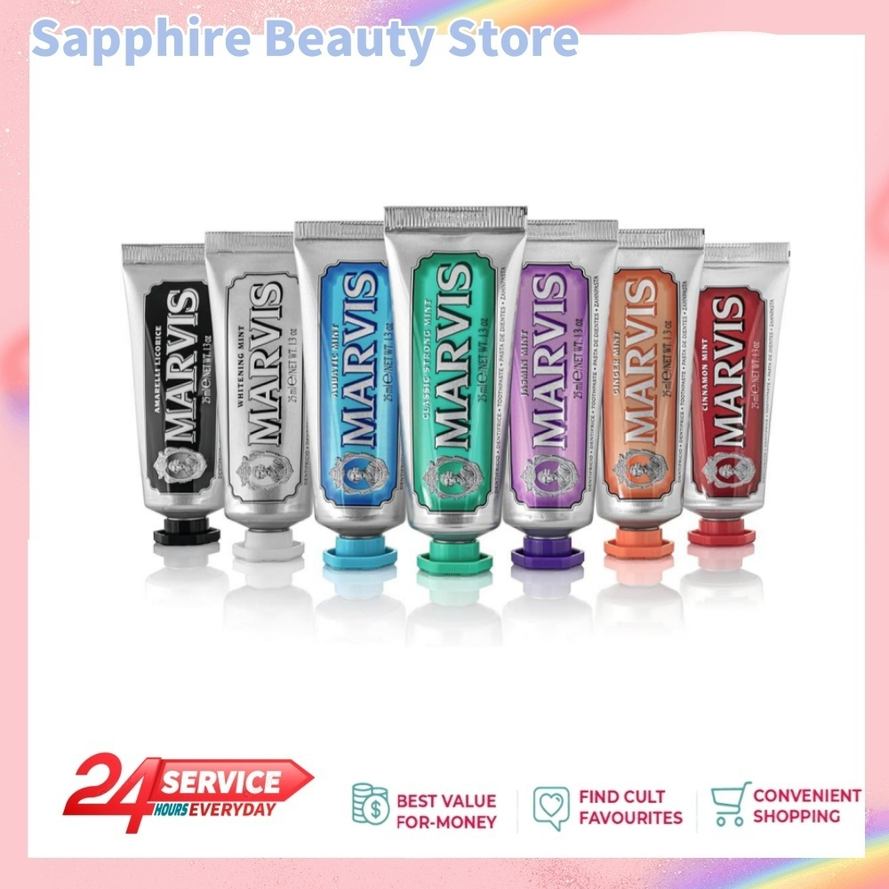 Marvis Toothpaste From Italy Classic Strong, Whitening, Aquatic, Jasmin ...