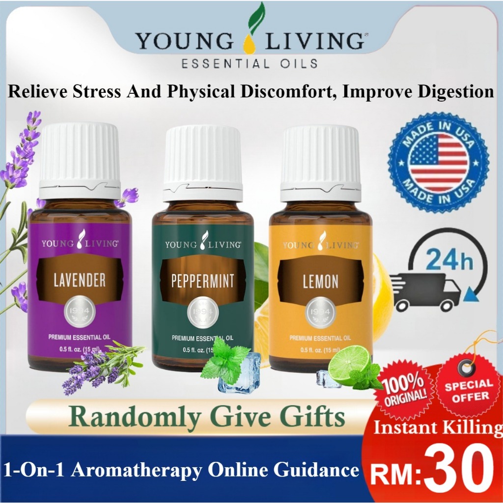 Random Gift Mfg2025 Young Living Yl Essential Oil Lavender Peppermint