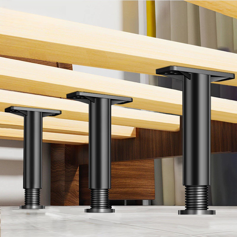 Bed Board Support Frame Black Adjustable Support Feet Sofa Leg Table ...