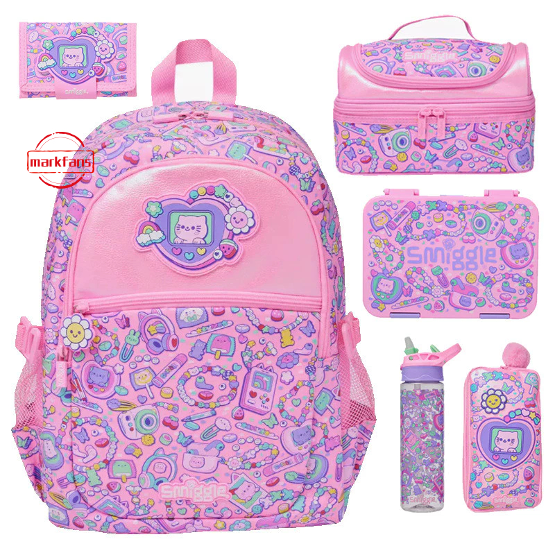 Smiggle Cute cat Super Charge Classic Attach Backpack Collection ...