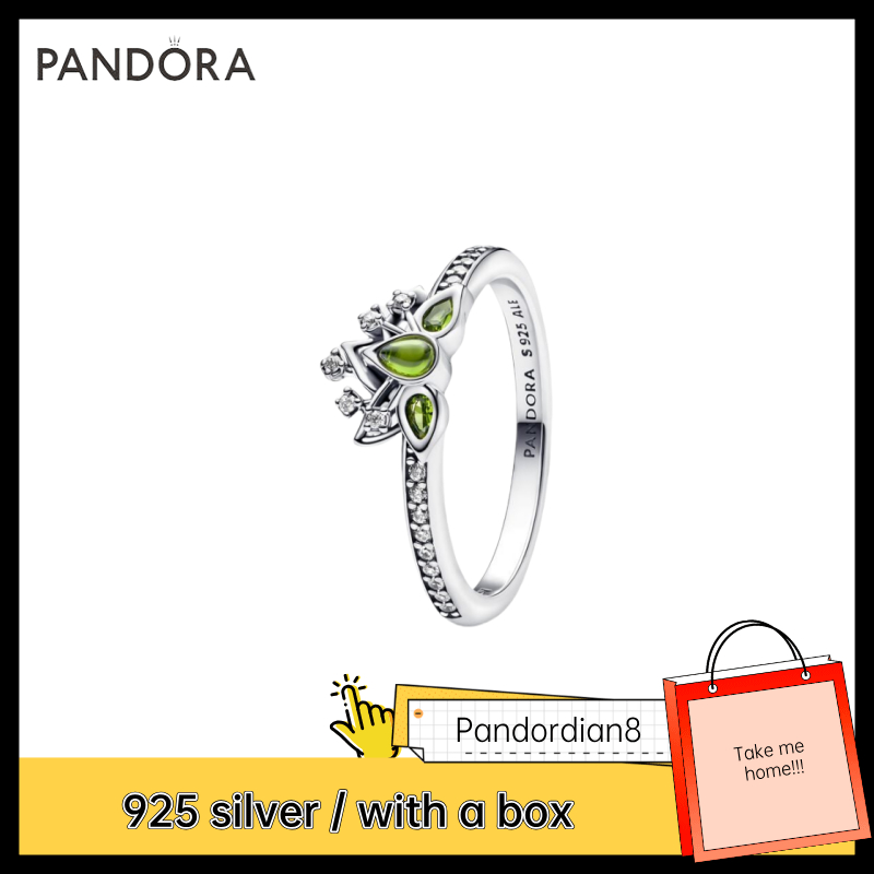 PANDORA 100% S925 Sterling Silver (with box)Disney Princess Tiana Tiara ...