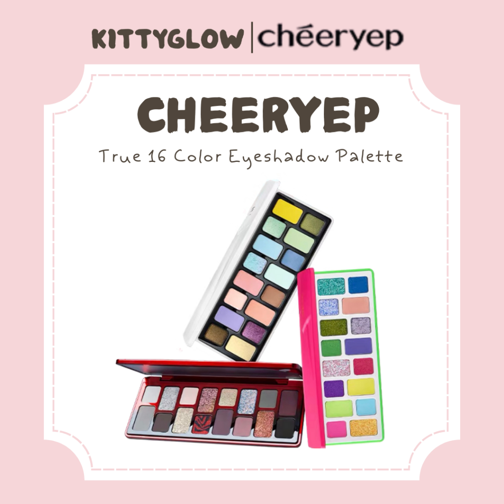 CHEERYEP True 16 Color Eyeshadow Palette | Shopee Malaysia