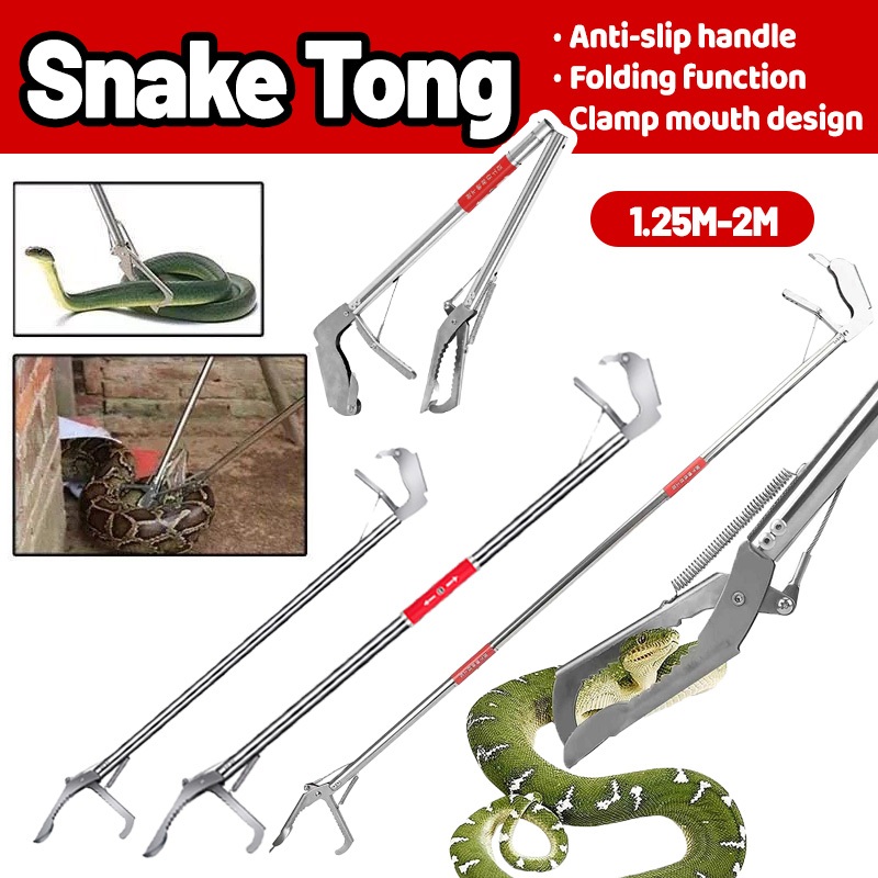 【READY STOCK】Snake Clamp Snake Tong Snake Tweezers Reptile Clip Snake ...