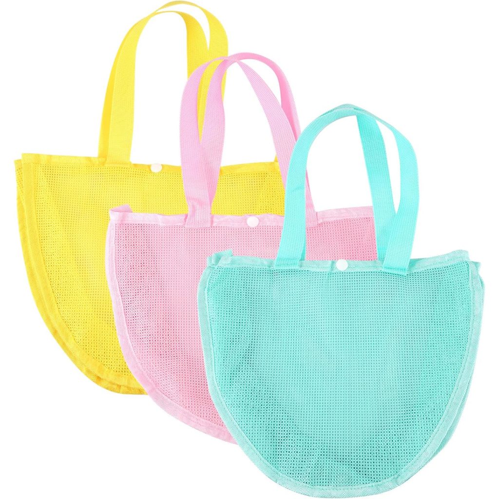 Beach Toy Mesh Beach Shell Bags for Kids, Sand Toys Kids Beach ...