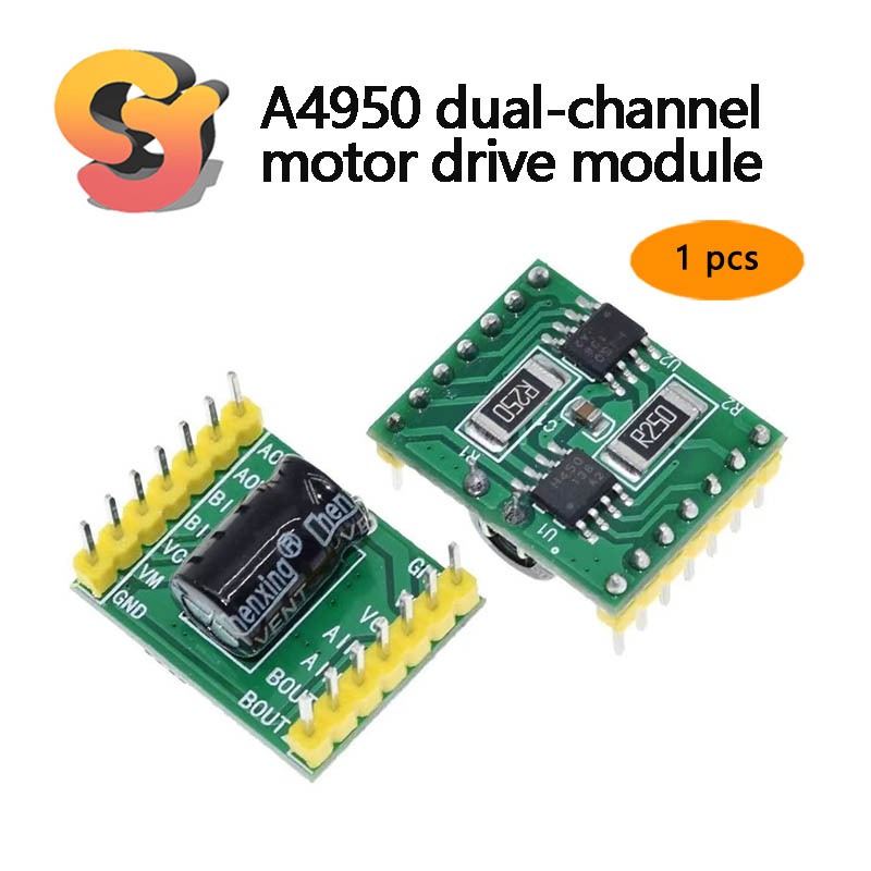 [Ready Stock Supply] 1pcs A4950 AT8236 Dual Circuit Motor Driver Module ...