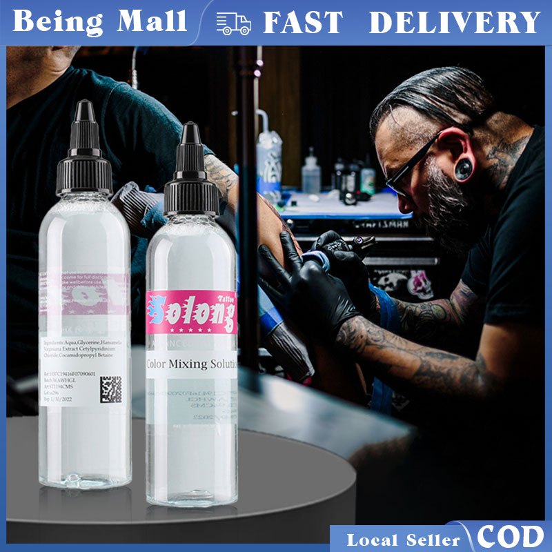 Professional Tattoo Ink Blender 120ML Mixing Solution For Color and ...