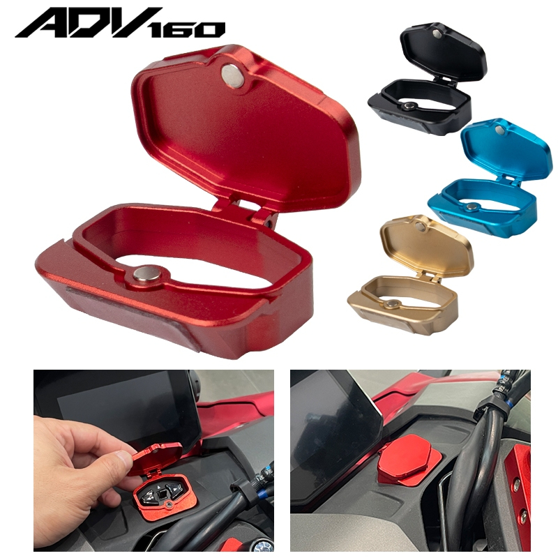 Aluminum CNC Honda ADV 160 Toggle Switch meter button Cover Speedometer ...