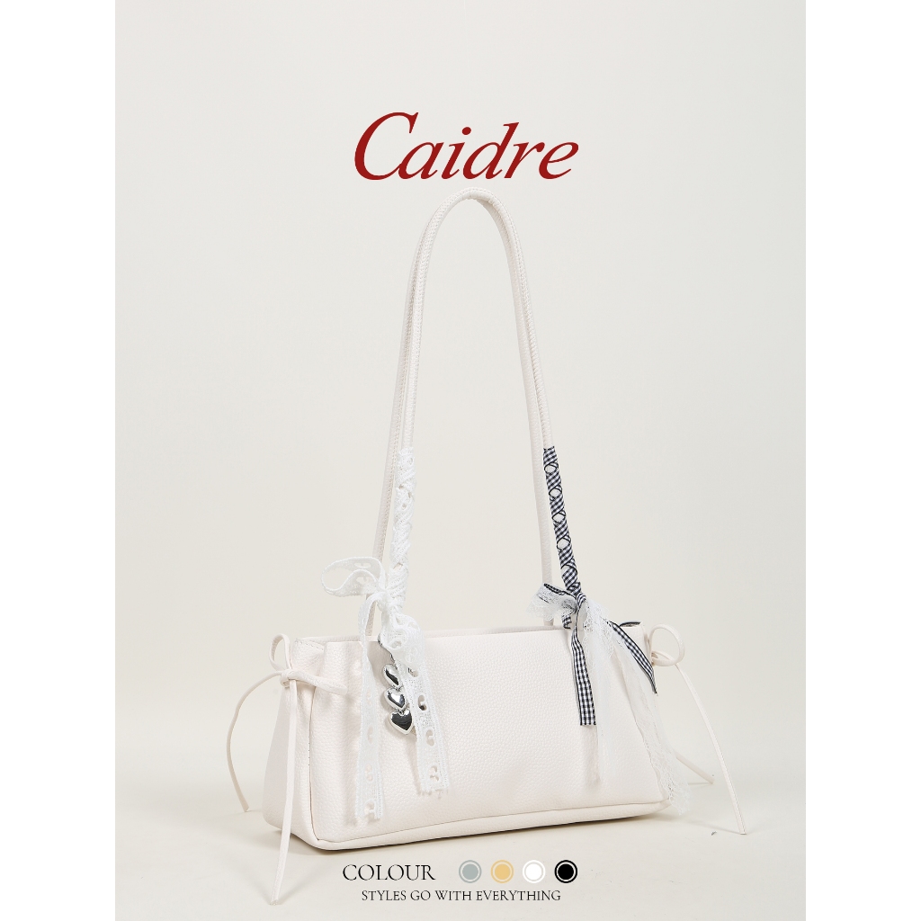 Caidre Baguette Bag Female Commuter Shoulder Armpit Bag Bow Handbag ...