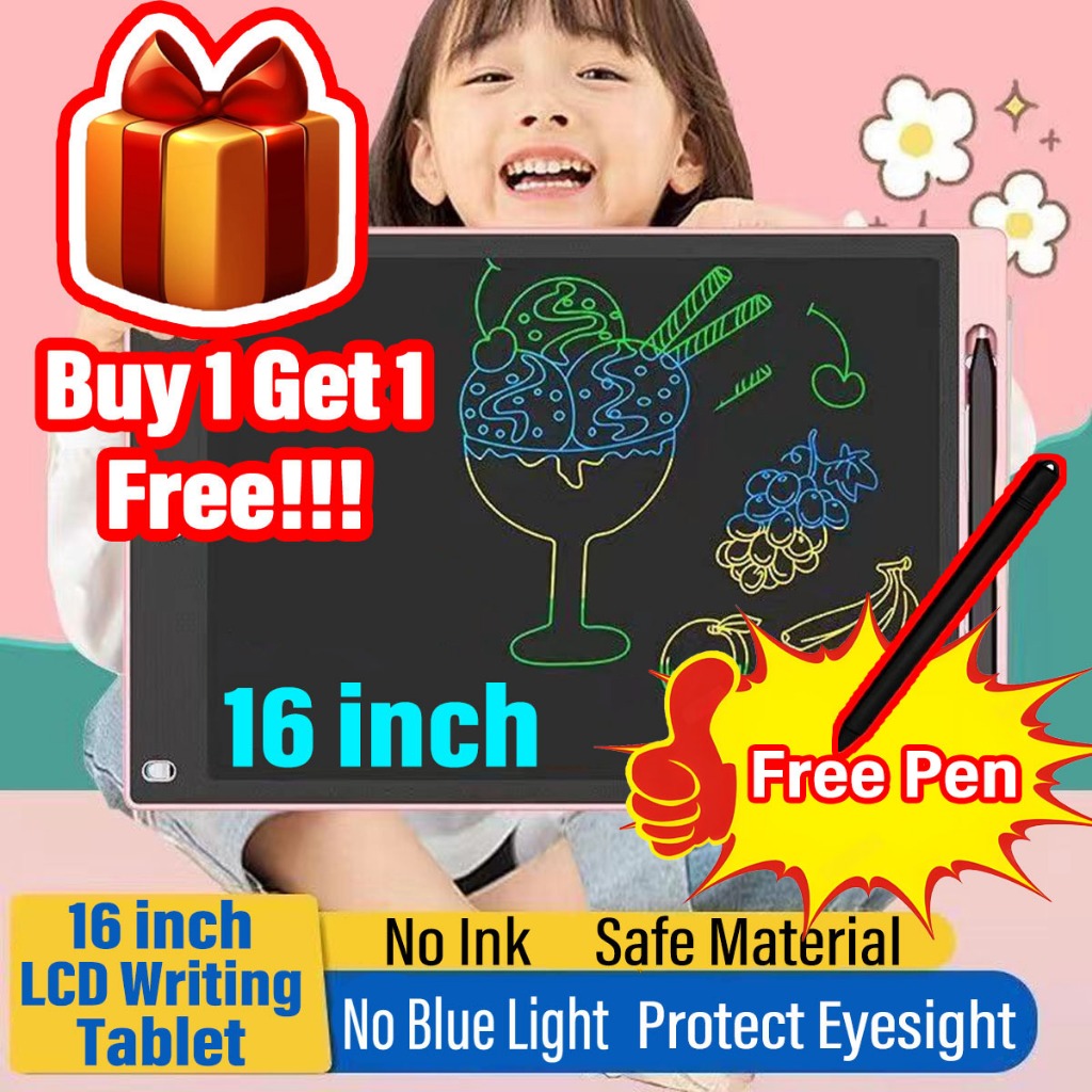 16inch Children's Magic Blackboard LCD Drawing Tablet Toys for Girls ...