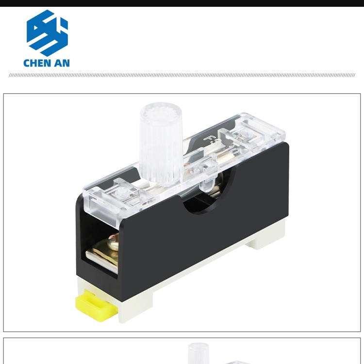 FS101 Fuse holder 6*30 Din Rail FS-101 Fuse Holder Fuse Base-6 × 30 ...