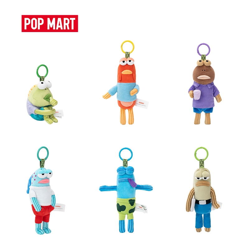 POP MART Bikini Bottom Buddies - Whimsical Plush Blind Box Action Toys ...