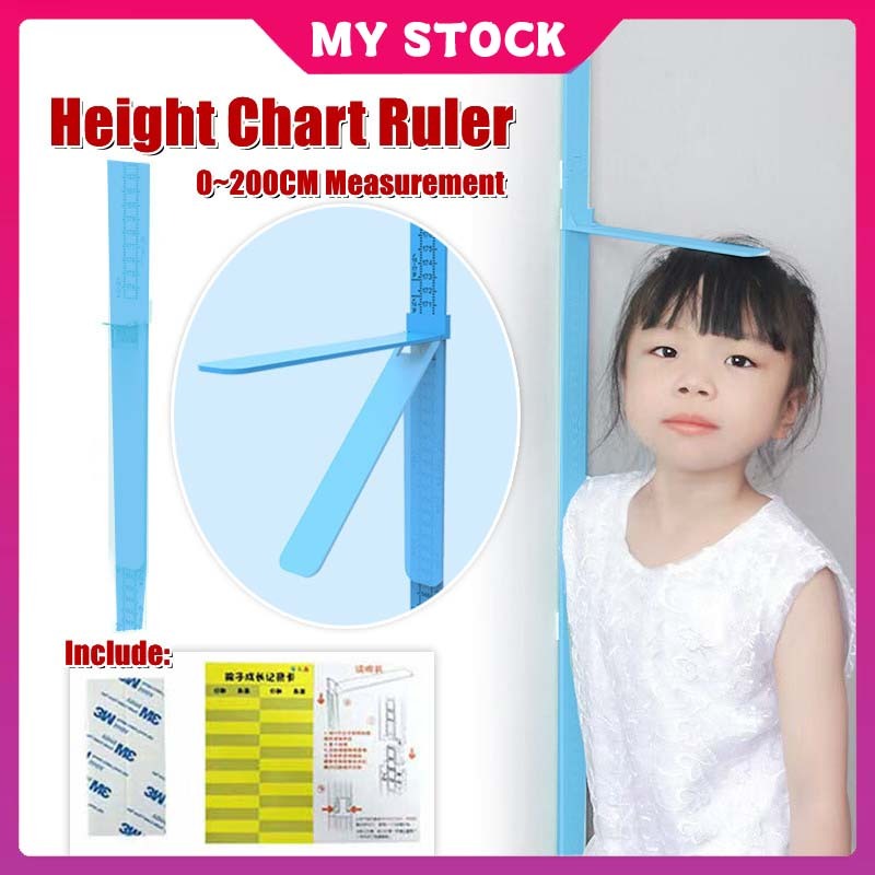 🔥Local Stock🔥 Foldable Height Chart Ruler 0-200cm Height Measurement ...