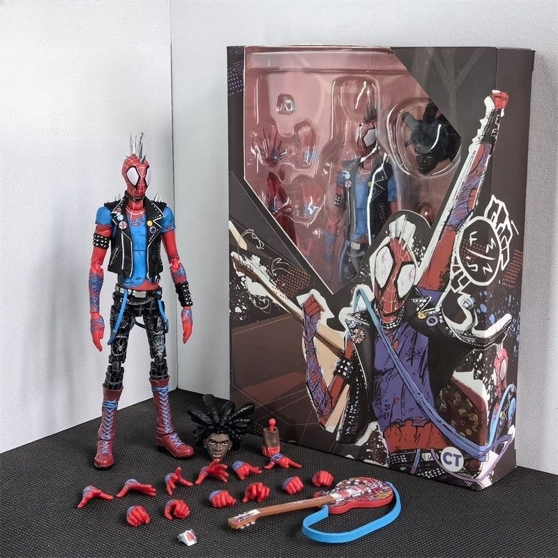 Ct Toys Punk Spiderman Action Figure Hobart Brown Anime Across The ...