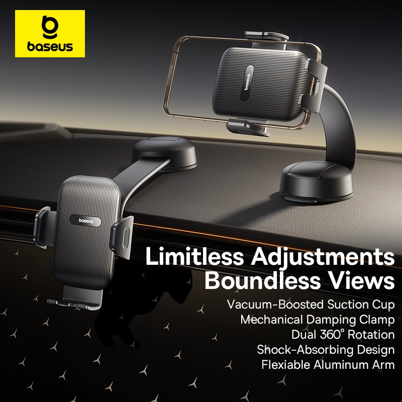 Baseus PrimeTrip C03 Air Clamping Car Mount Suction Cup Version Car ...