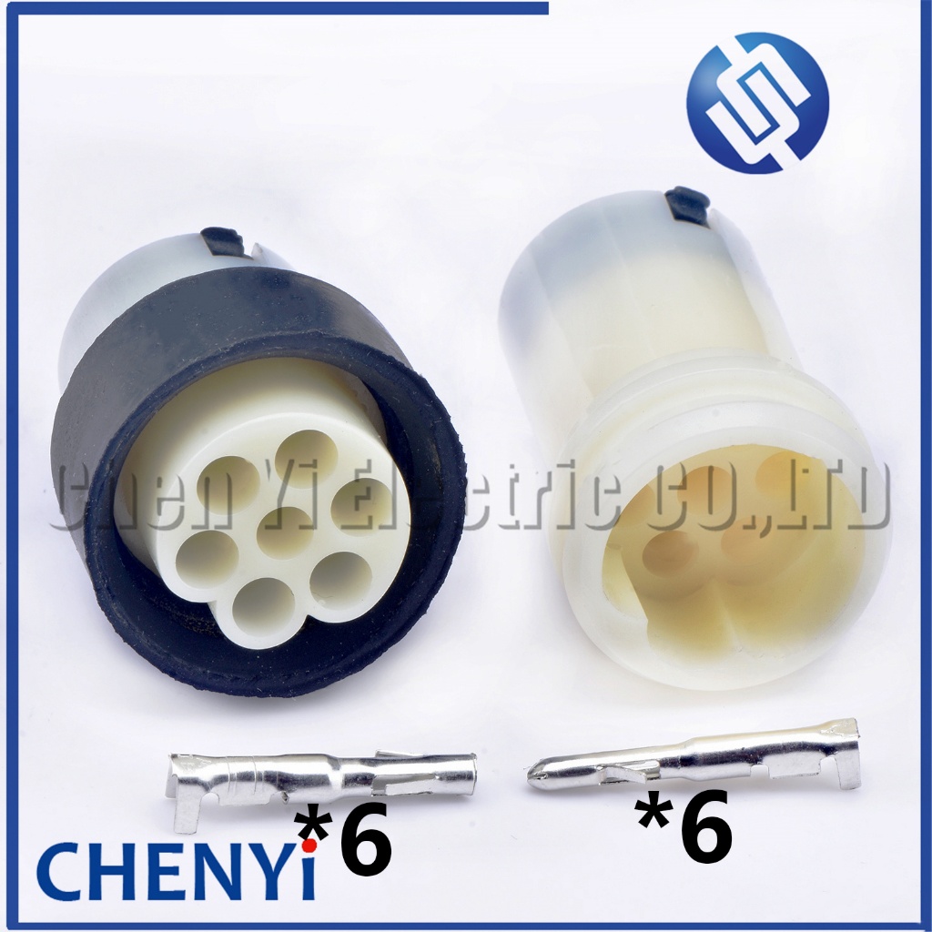 6 Pin male or female Car motorcycle connector Engine Wiring Harness ...