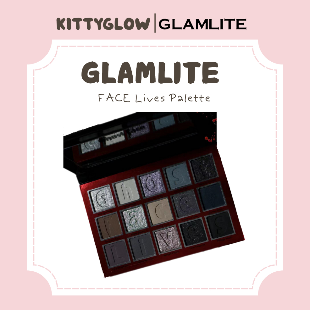 GLAMLITE x GHOST FACE Lives Palette | Shopee Malaysia