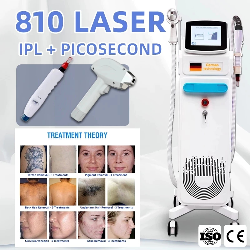 Germany 810 pico laser machine 2in1 picosecond nd yag laser Tattoo ...