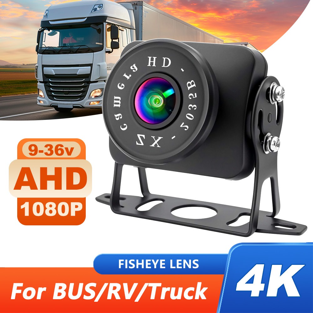 Truck Backup Camera 4Pin/AV Led Night Vision Heavy Duty Rear View ...