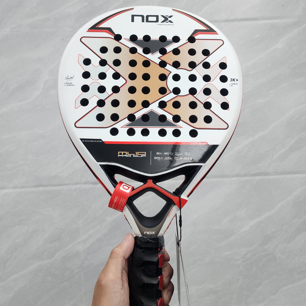 Original NOX ML10 Tennis Padel Racket Porfessional Series Palas 3 Layer ...