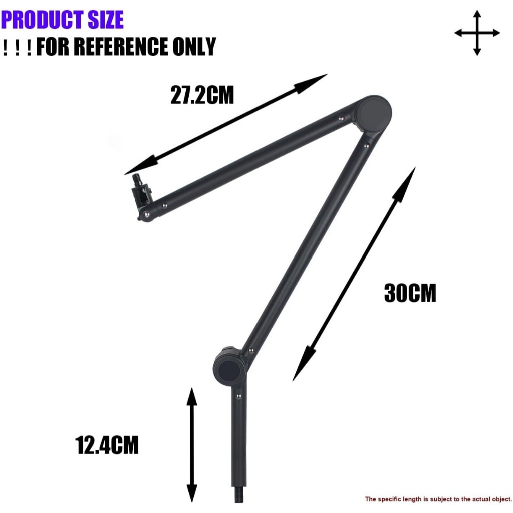 NEXMIC G35 Mic Boom Arm Microphone Stand Cable Management for Blue Yeti ...