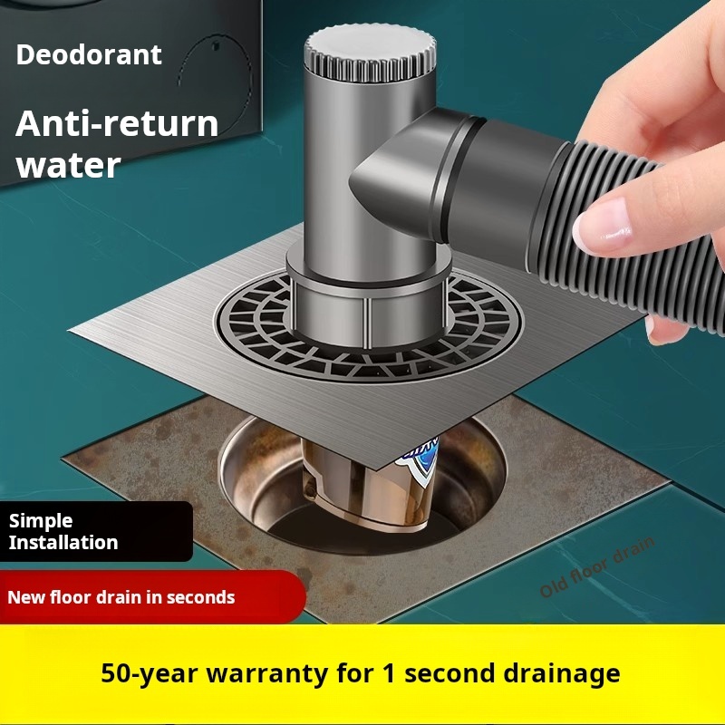 Washing machine sewer filtration, insect and odor prevention ground ...